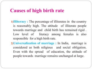 6 population in india | PPTX