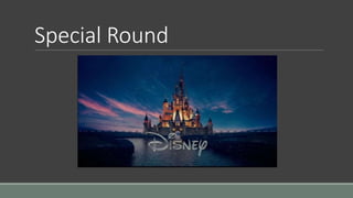 PreClinical Disney Special Round | PPT