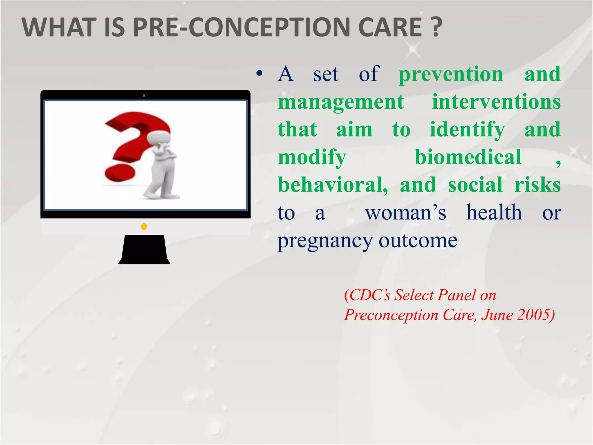 PRECONCEPTION CARE &PARENTHOOD PREPARATION.pptx