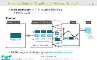 Enable the next Generation - Interactive video streaming | PPT