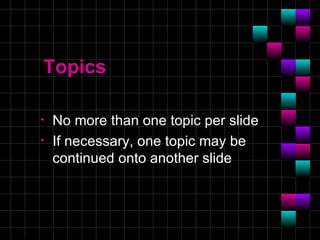 6 Presentation Guidelines[1] | PPT