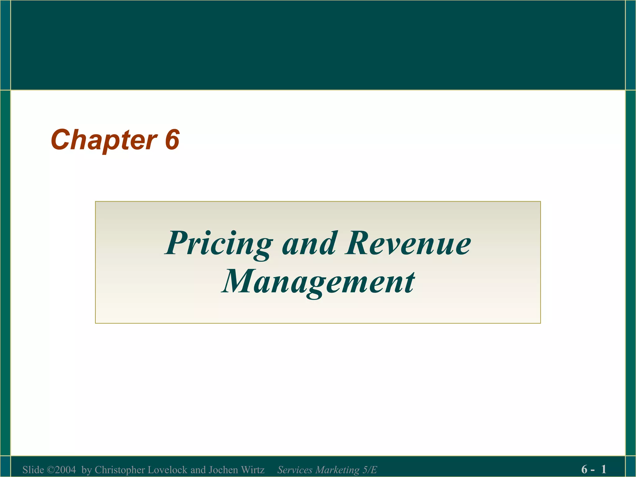 6 pricing and revenue management.ppt