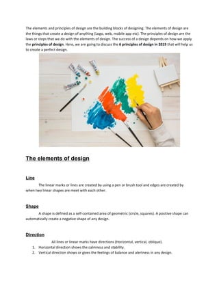 6 principles of design in 2019 | PDF