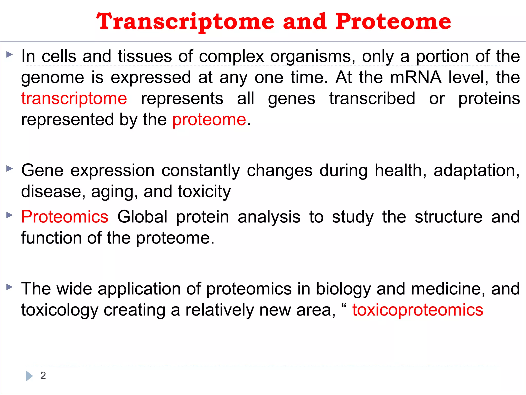 proteomics and protein technology | PPT
