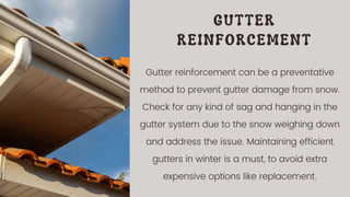 6 Pro Tips on How to Prevent Gutter Damage from Snow | PPT