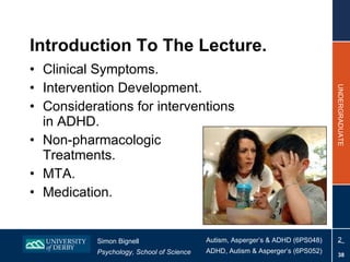 Topic 8 - Treatment for ADHD 2010 | PPT