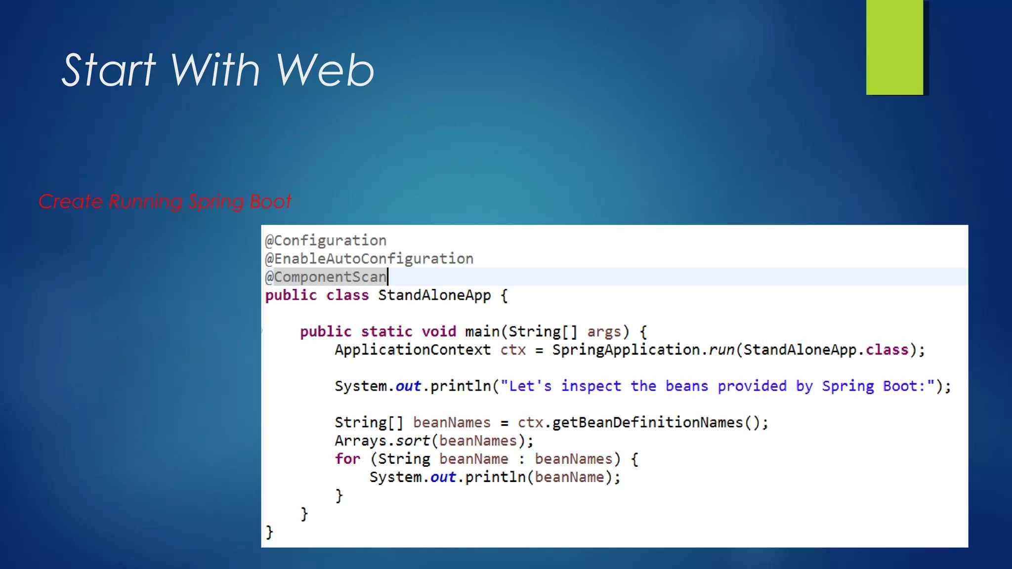 Spring Boot Showcase | PPT