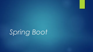 Spring Boot Showcase | PPT
