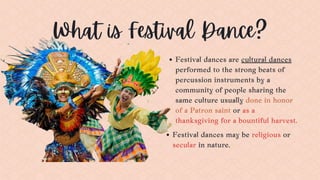 Festival Dance in the Philippines ppt/pdf | PDF