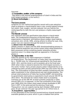 Swot analysis of Tata steel | DOCX
