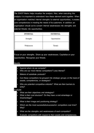 Swot analysis of Tata steel | DOCX