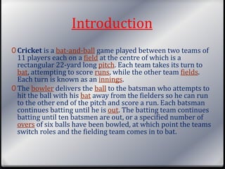 History of cricket | PPT