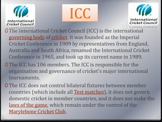 History of cricket | PPT