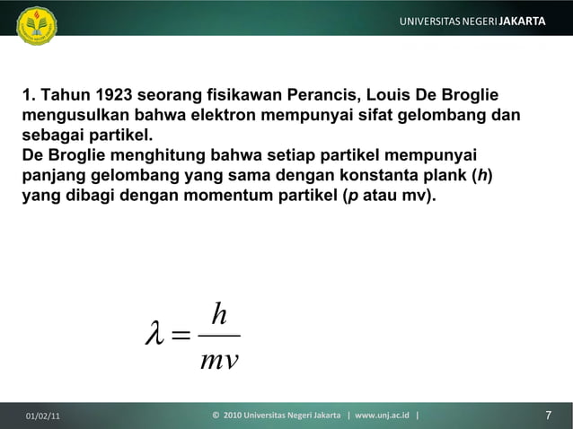 Fisika Modern (6) quantum mechanics | PPT