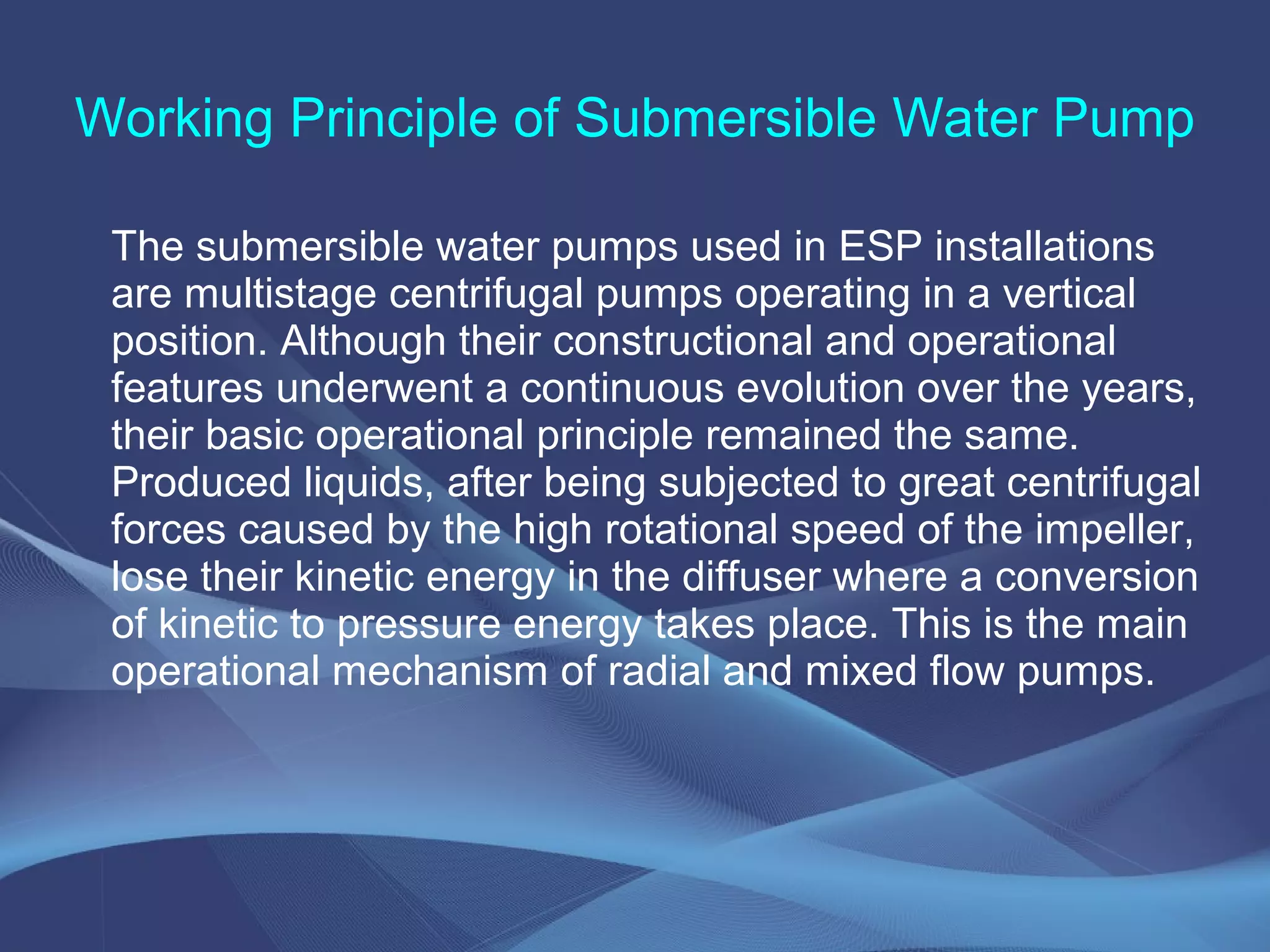 Submersible Water Pump Types And Specifications | ODP