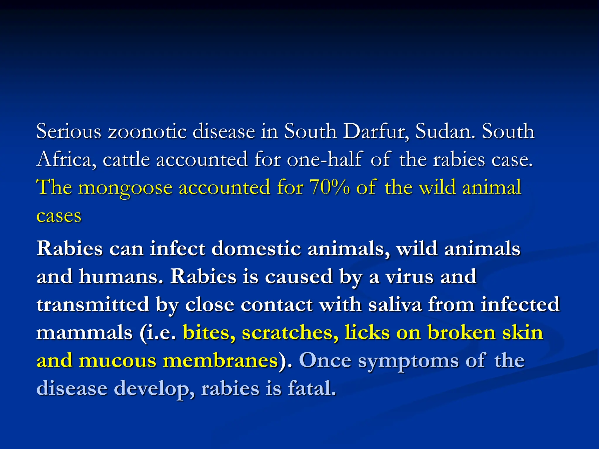 this powert point presentation is all about rabies. | PPT