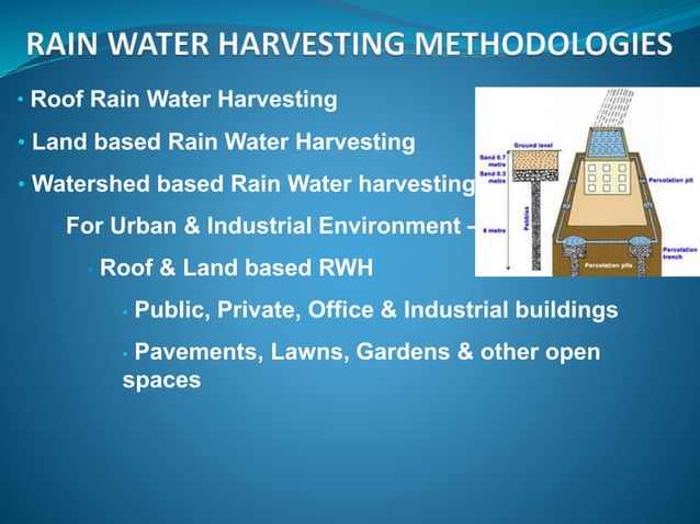 6 rain water harvesting and waste water recycling | PPTX | Science