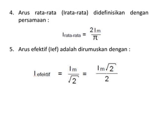 6 rangkaian arus bolak balik | PPT