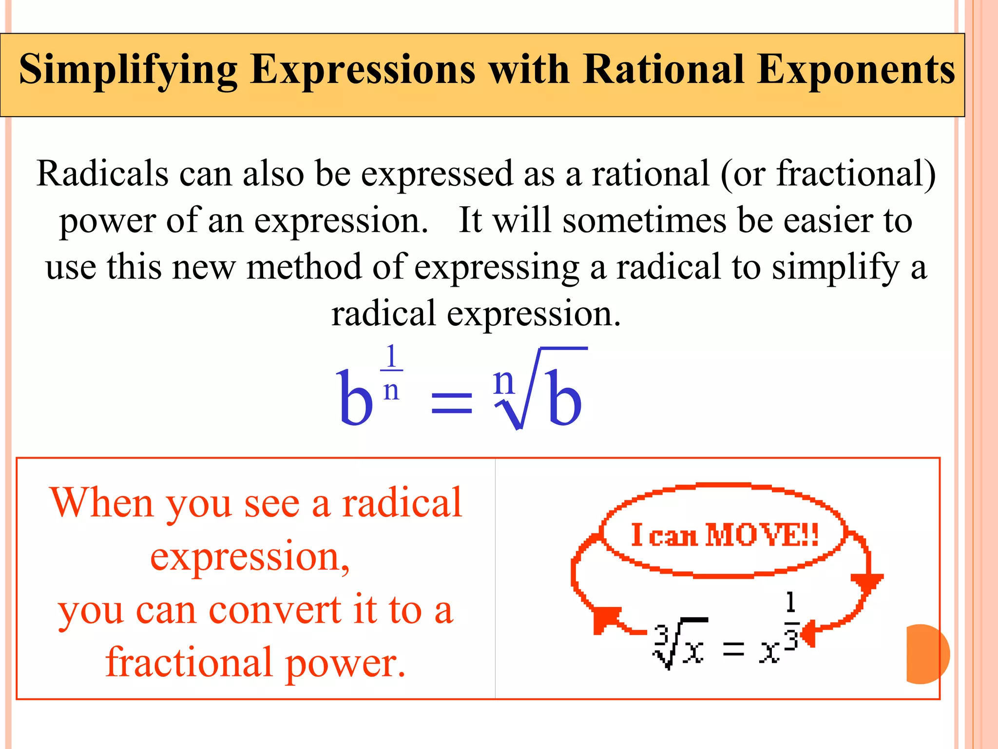 Rational Exponents | PPT