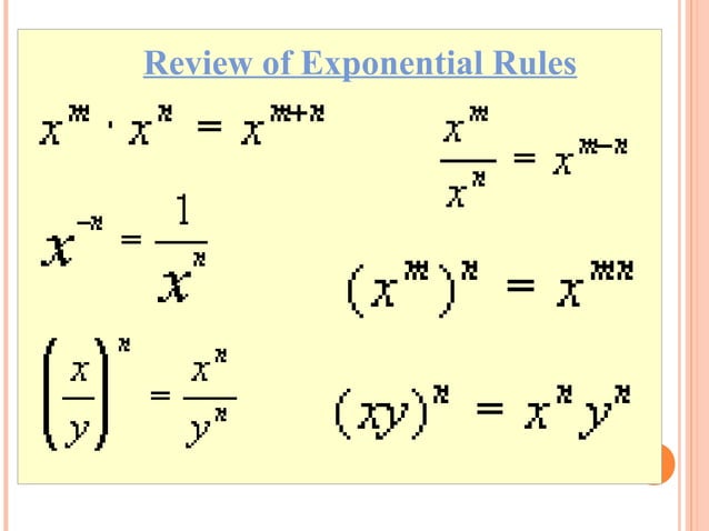 Rational Exponents | PPT | Physics | Science