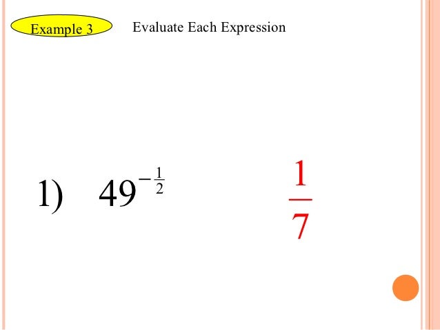Rational Exponents