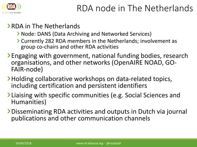 RDA Europe national nodes | PPT