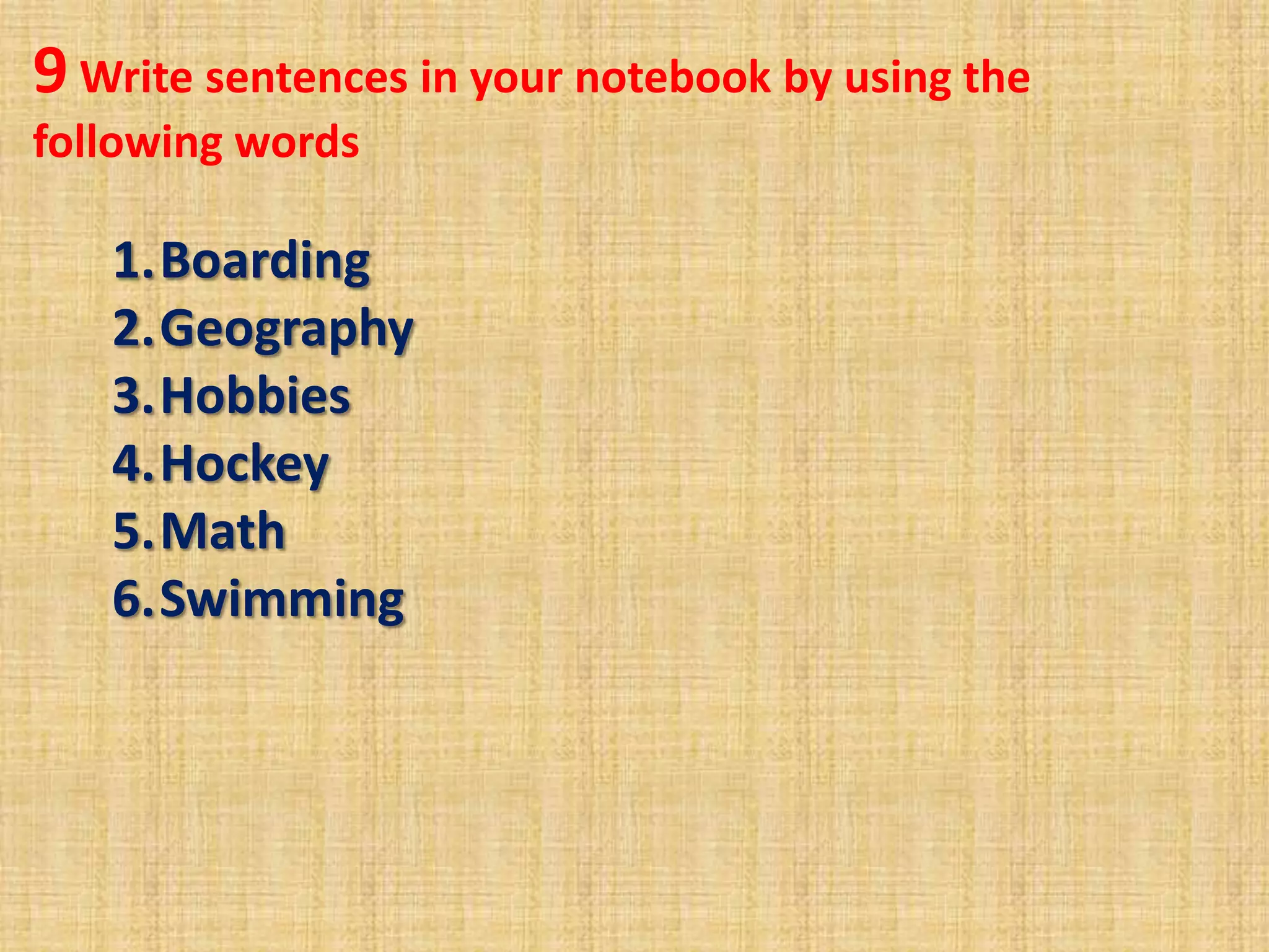 6 reading my boarding school | PPTX