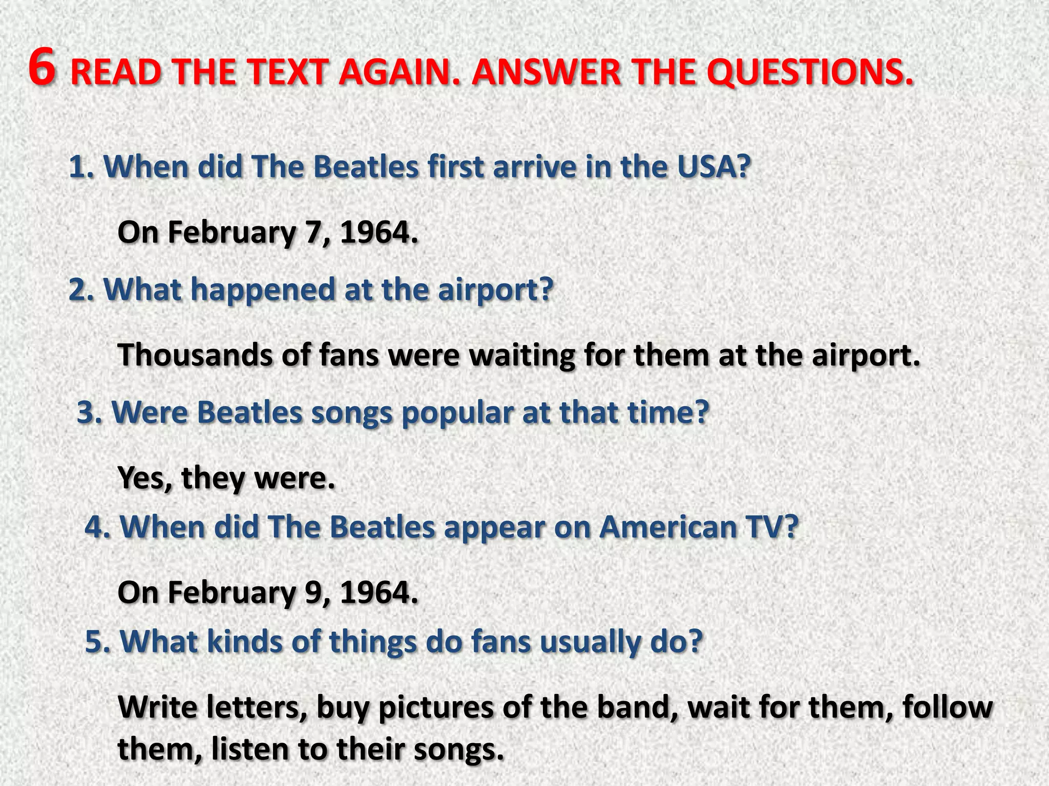 6 reading the beatlemania | PPTX