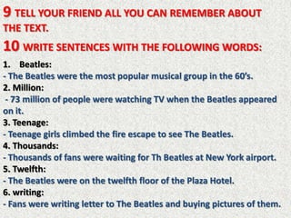 6 reading the beatlemania | PPTX