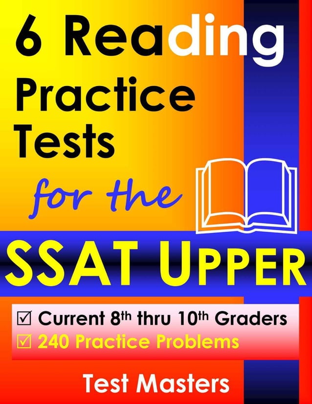6 reading practice test for the SSAT upper | PDF