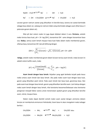 Reaksi asam dan basa | PDF