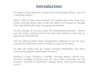 6 Reasons Print Shops Are Switching To Printavo | PPT