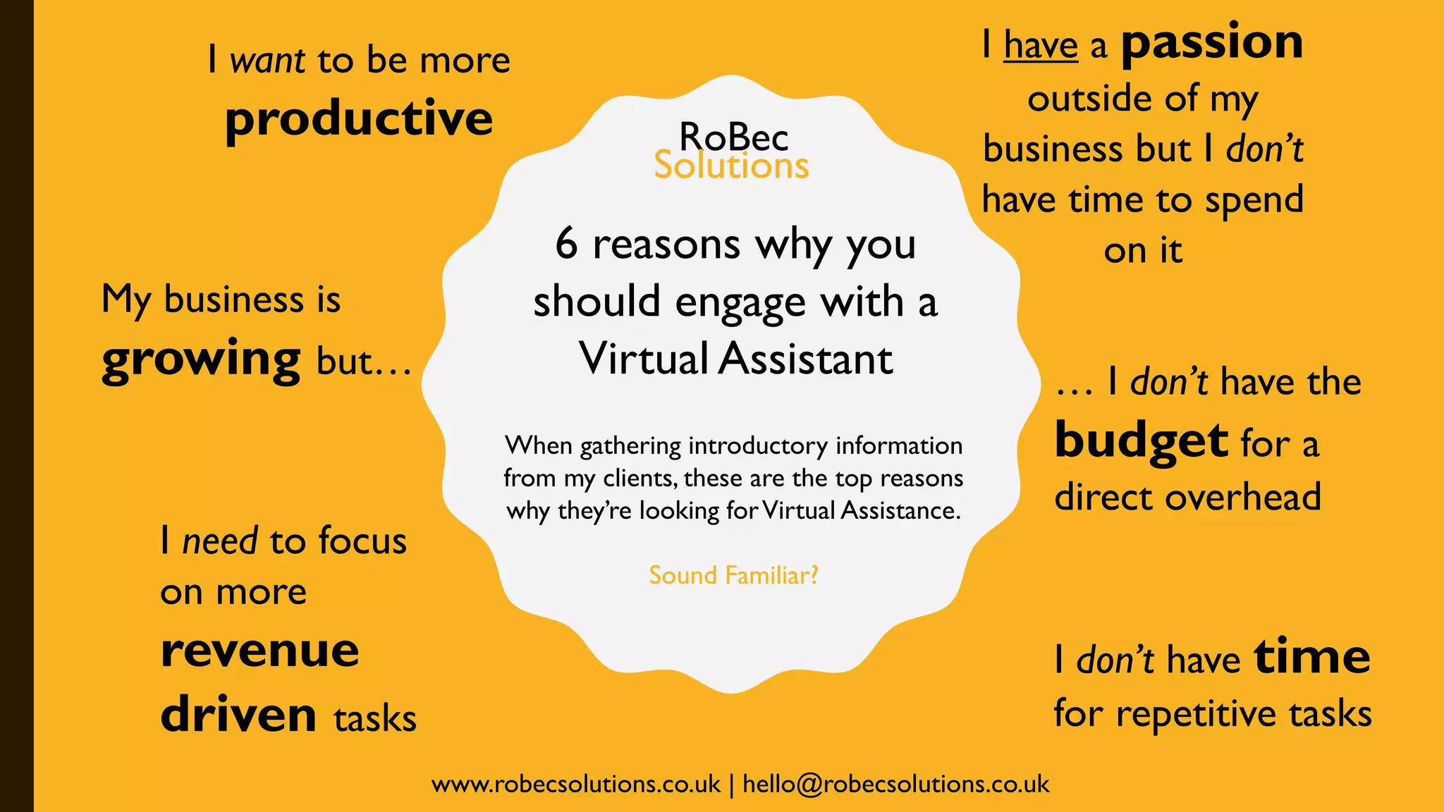 6 reasons why you should engage with a Virtual Assistant | PPT 6 reasons why you should engage with a Virtual Assistant | PPT