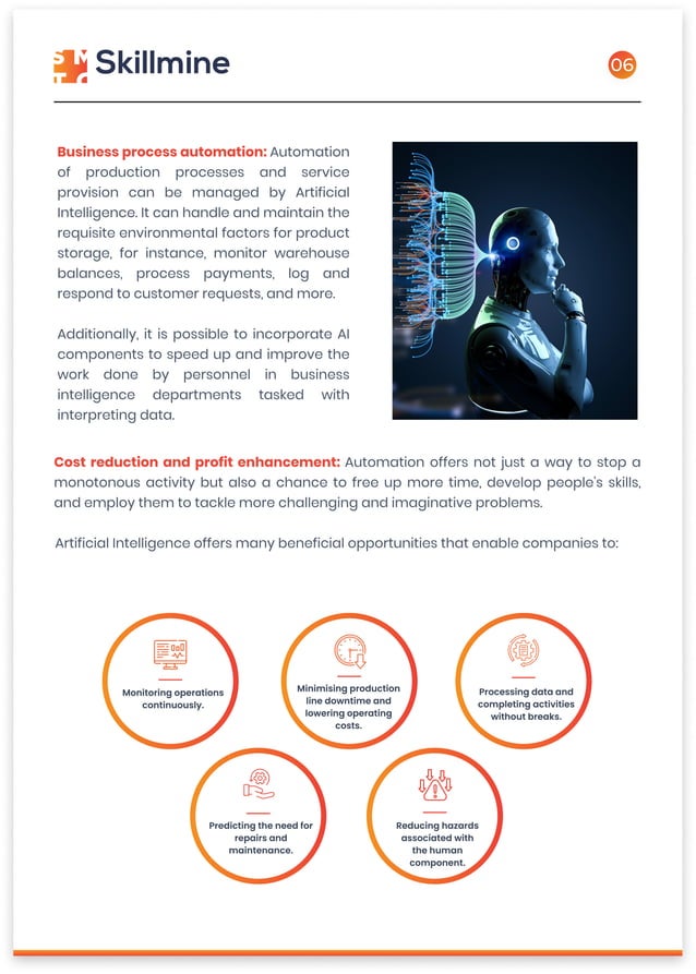 6 Reasons to Adopt Artificial Intelligence in your business | PDF