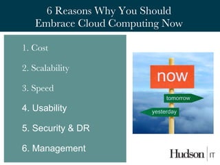 6 Reasons To Embrace Cloud Computing Now | PPT | Cloud Computing | Internet
