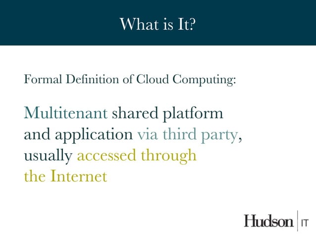 6 Reasons To Embrace Cloud Computing Now | PPT | Cloud Computing | Internet