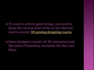 6 Reasons why to Learn 3D Animation | PPT