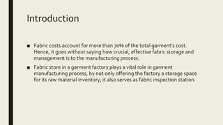 6 reasons why you need to sort your fabric store now! | PPTX