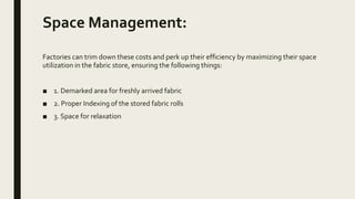 6 reasons why you need to sort your fabric store now! | PPTX