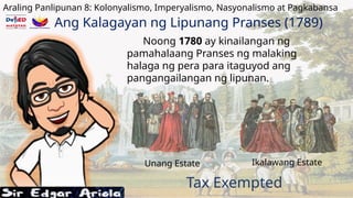 6 Rebolusyong Pranses at Pag usbong ng mga Bansang estado.pptx
