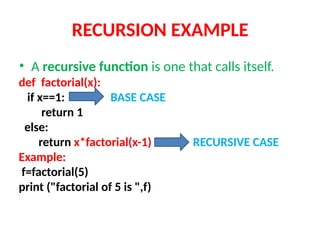 6 Recursion Using Python 1.pptx6 Recursion Using Python 1.pptx