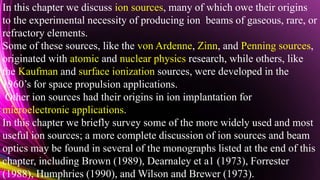 Ion Sources and Beams | PPTX
