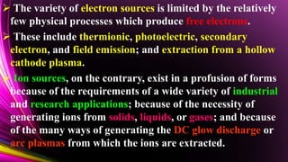 Ion Sources and Beams | PPTX