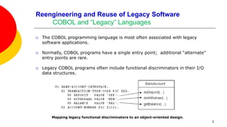 Reengineering and Reuse of Legacy Software | PPT