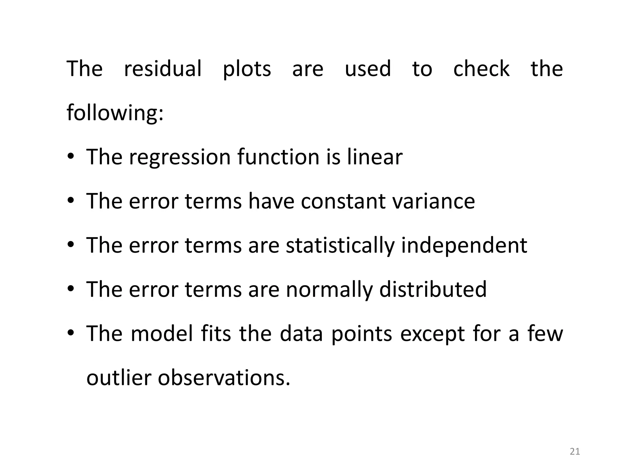STATISTICAL REGRESSION MODELS | PPTX
