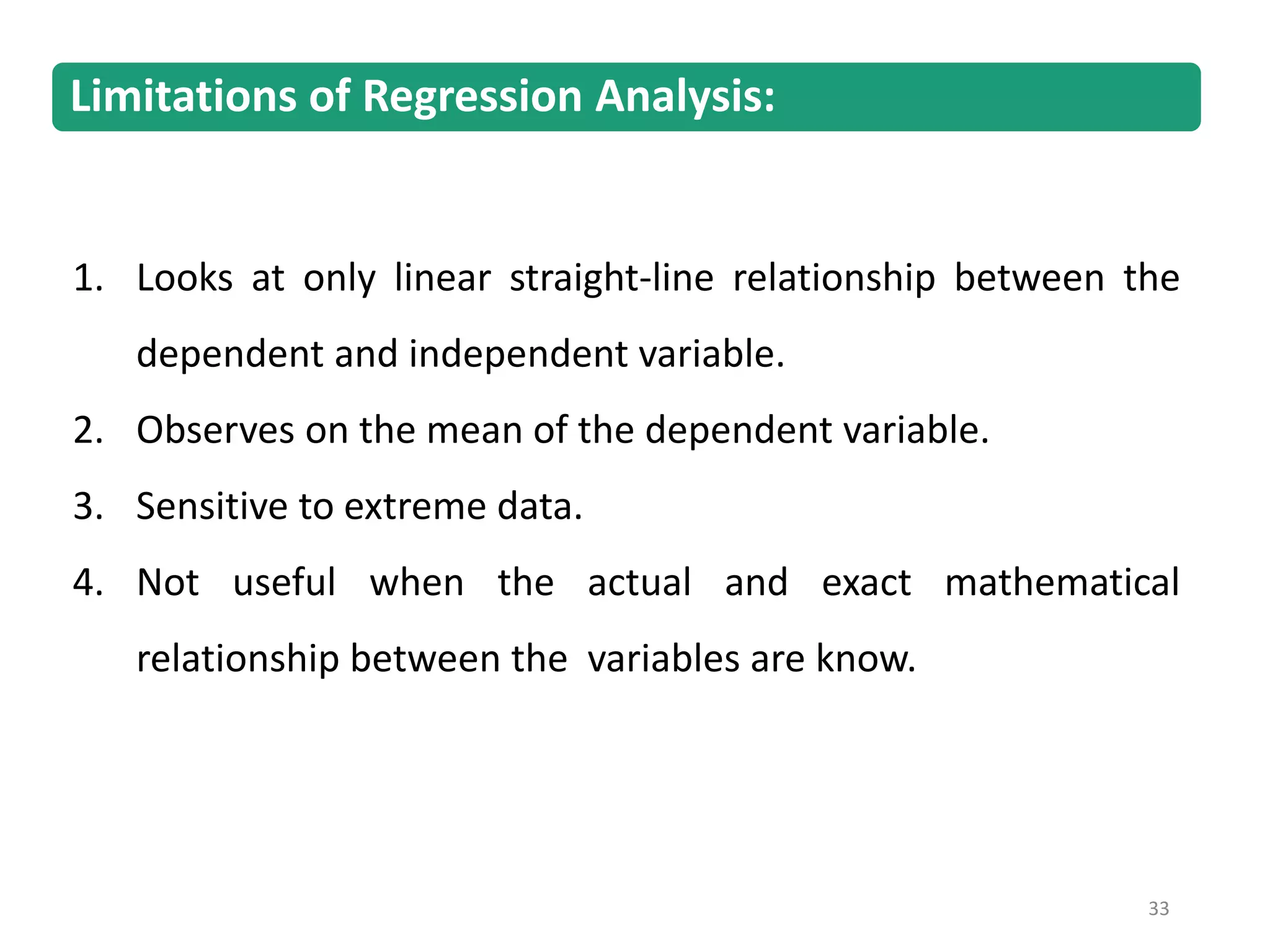 STATISTICAL REGRESSION MODELS | PPTX