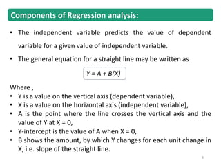 STATISTICAL REGRESSION MODELS | PPTX