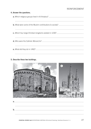 6º reinforcement worksheet unit 12
