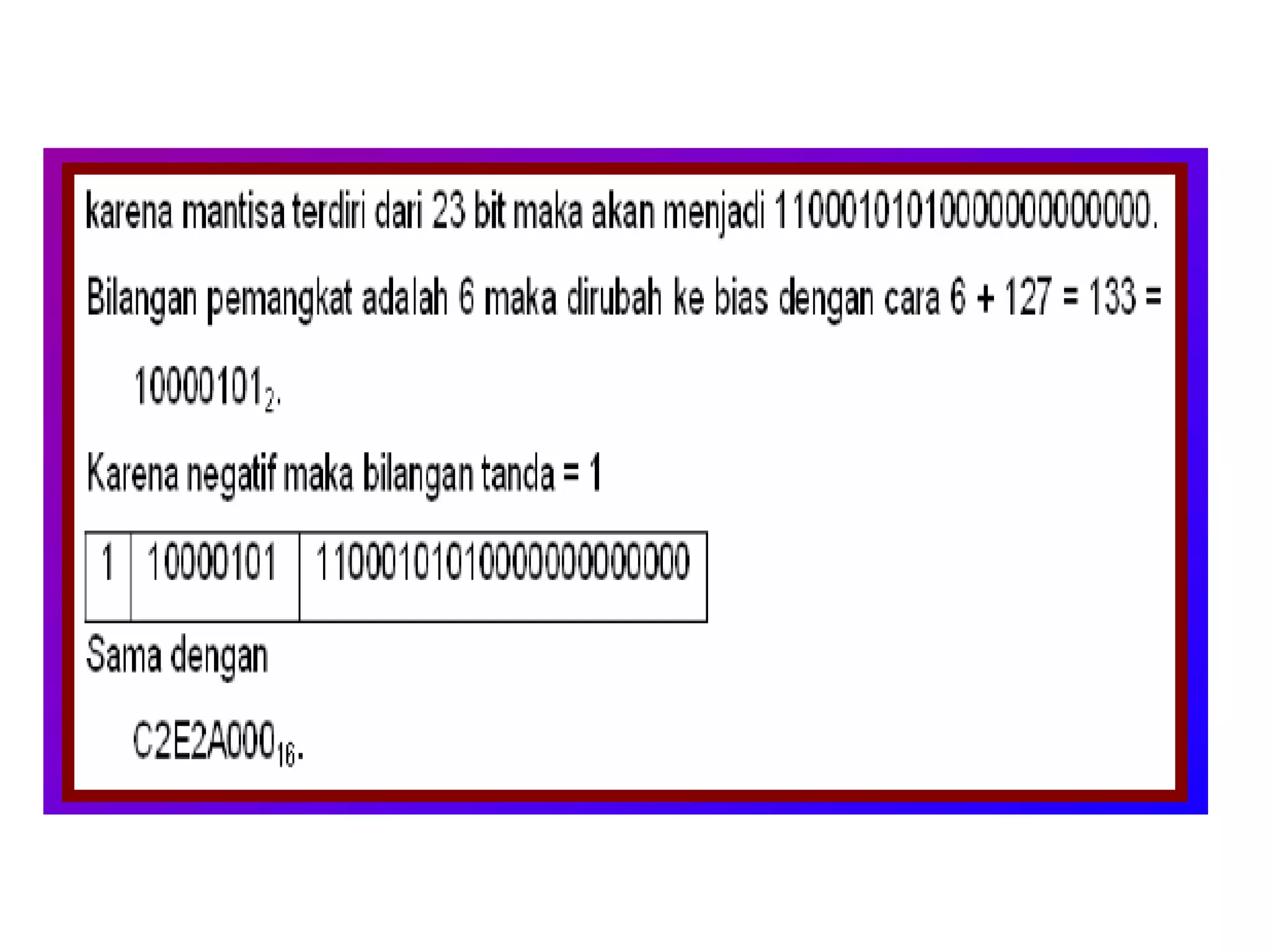 representasi floating point | PPT