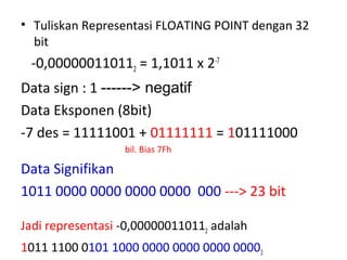 representasi floating point | PPT